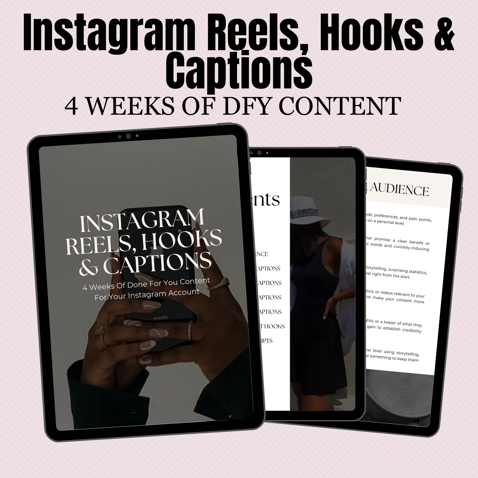 Instagram Reels, Hooks, & Captions Guide | PLR – Divine Digital Blessings