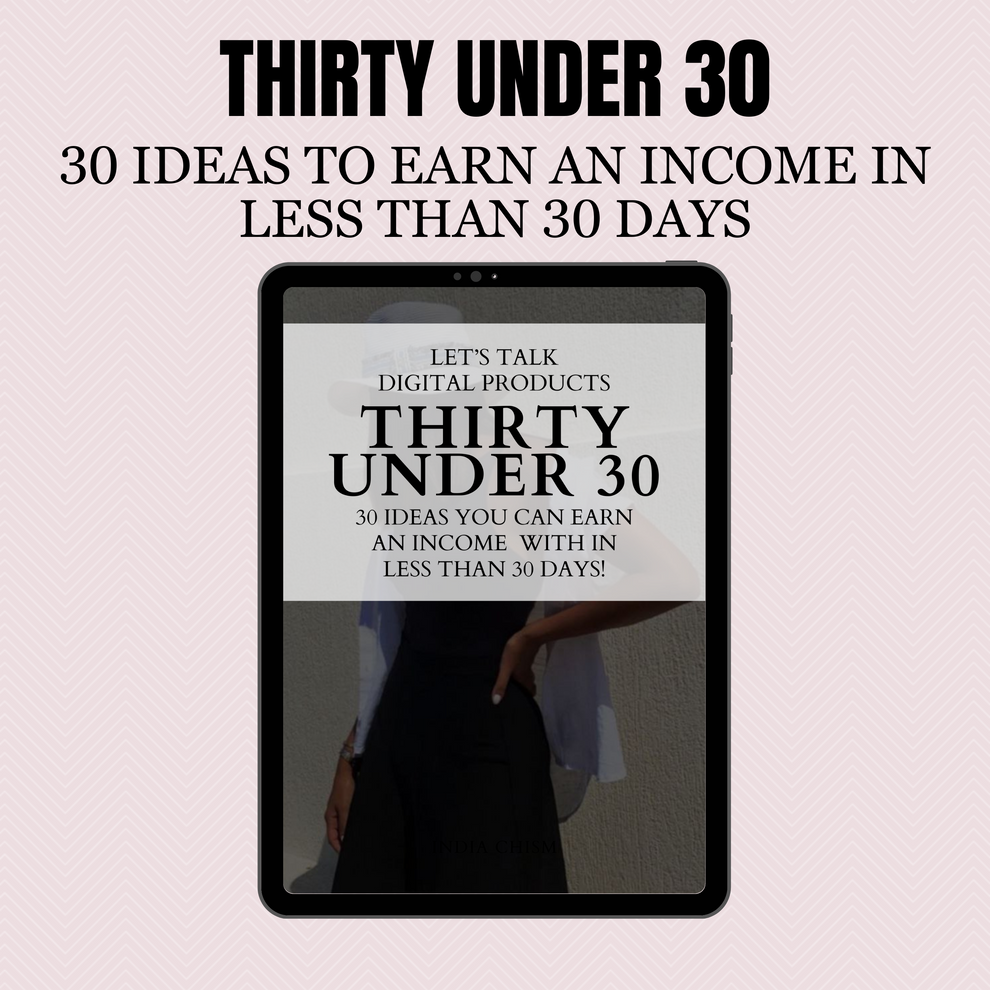 Thirty Under 30 Days Guide | FREEBIE – Divine Digital Blessings